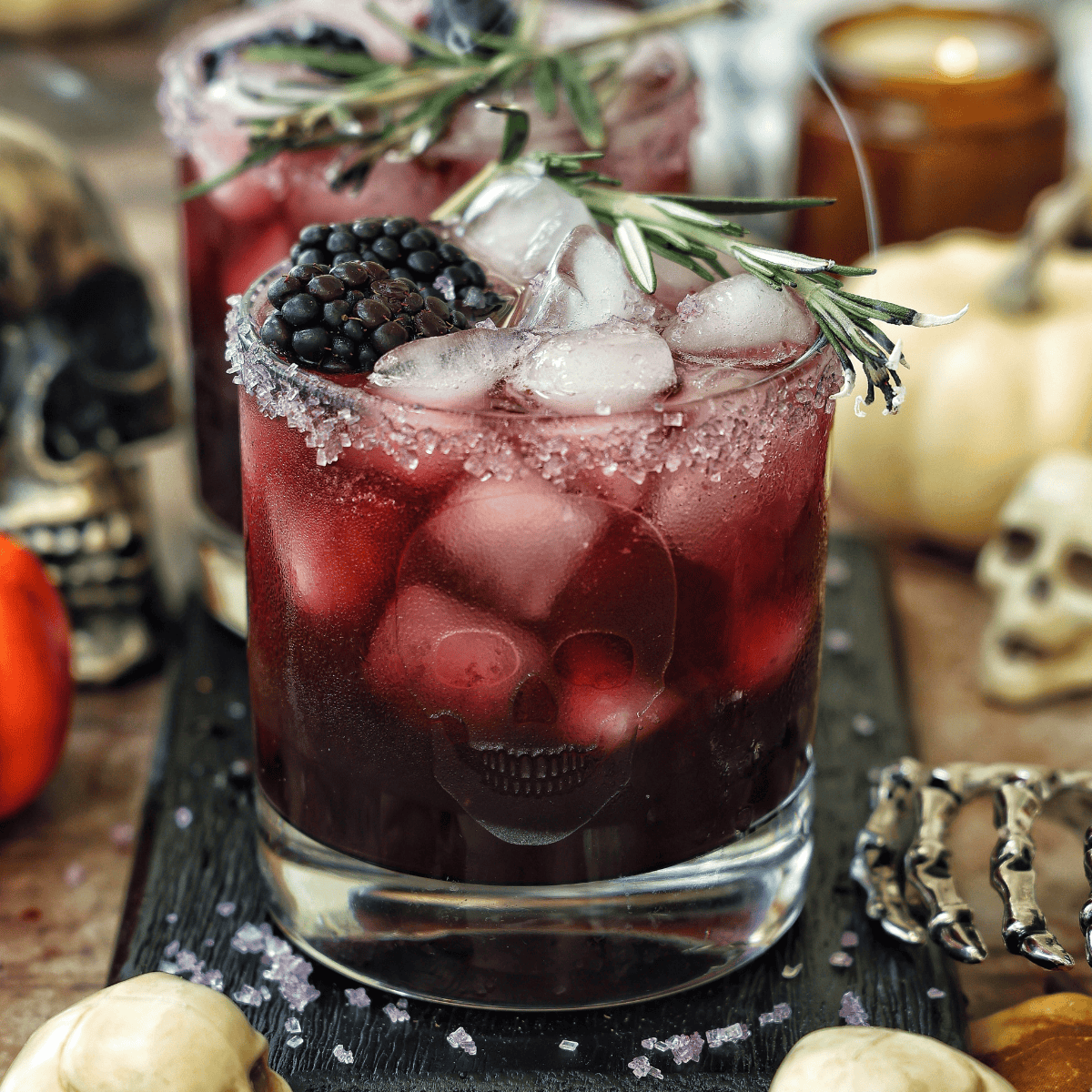 Dark Magic Easy Halloween Mocktail - Plantifully Based